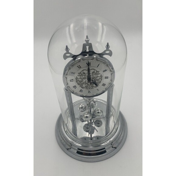 Bulova | Wall Decor | Vintage Bulova Chrome Anniversary Dome Clock Made ...